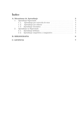 Redes Neuronales ”Función de Aprendizaje” | PDF