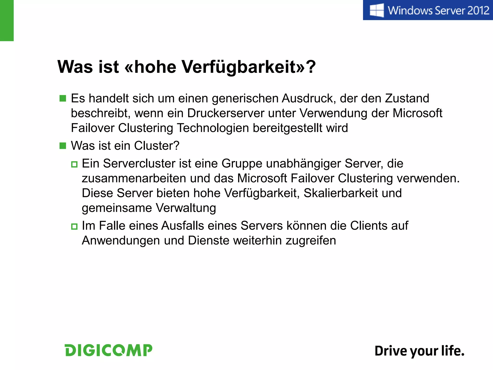 High Availability Printing | PPT