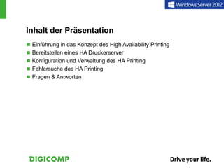 High Availability Printing | PPT