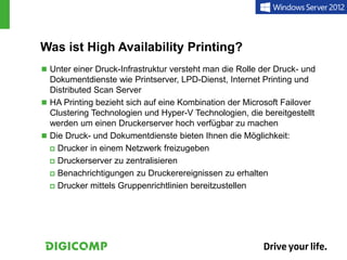 High Availability Printing | PPT