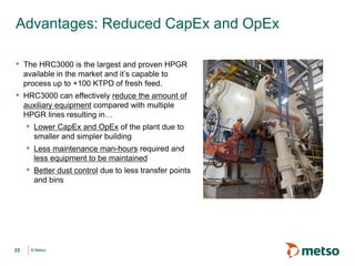 Presentación de Raúl Noriega y Juan Collao, Metso | PDF