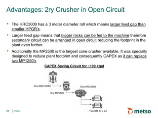 Presentación de Raúl Noriega y Juan Collao, Metso | PDF