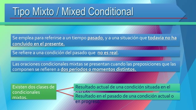 Raul ortiz tipos de condicionales | PPSX