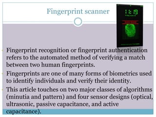 project on input output devie | PPTX