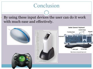 project on input output devie | PPTX