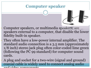 project on input output devie | PPTX