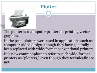 project on input output devie | PPTX