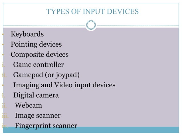 project on input output devie | PPTX