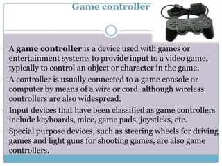 project on input output devie | PPTX