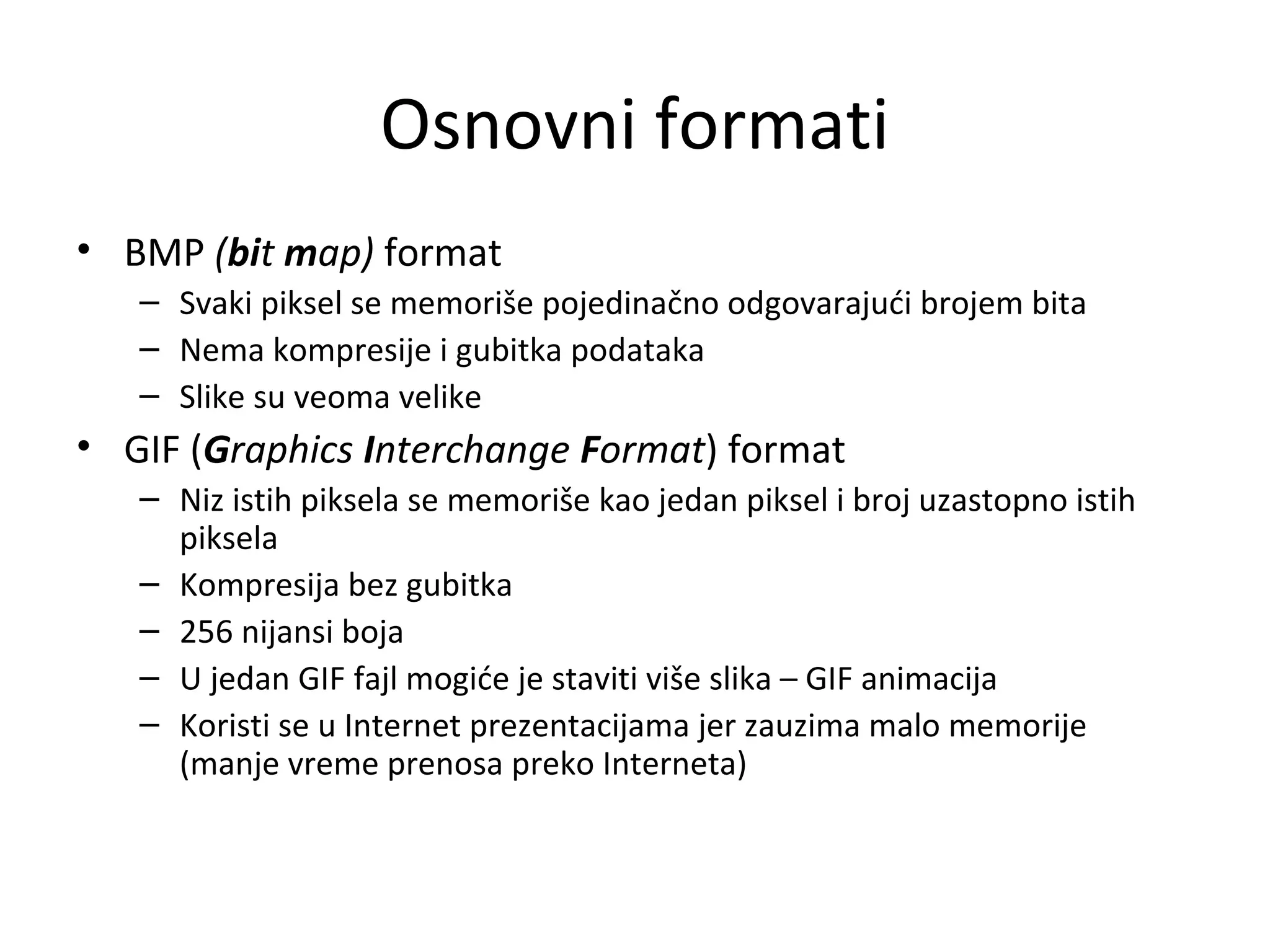 Računarska grafika i multimedija uvod | PPT
