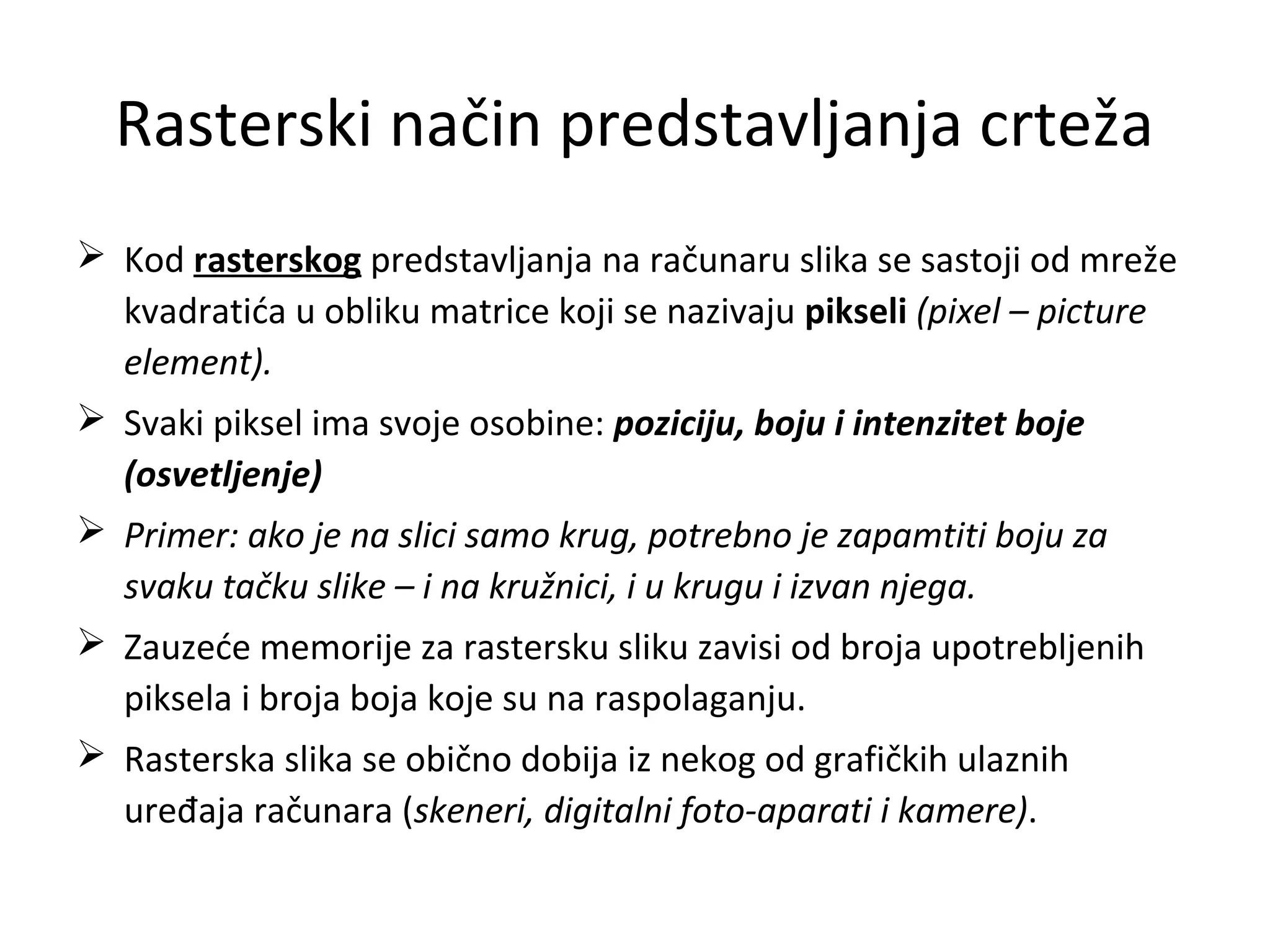 Računarska grafika i multimedija uvod | PPT