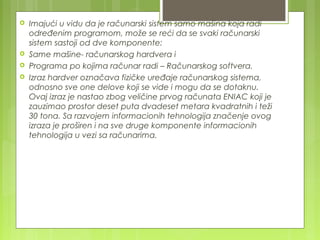 Računarski sistemi | PPT