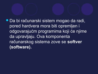 Računarski softver | PPT