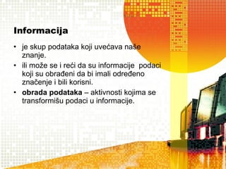 Računarstvo i informatika | PPT
