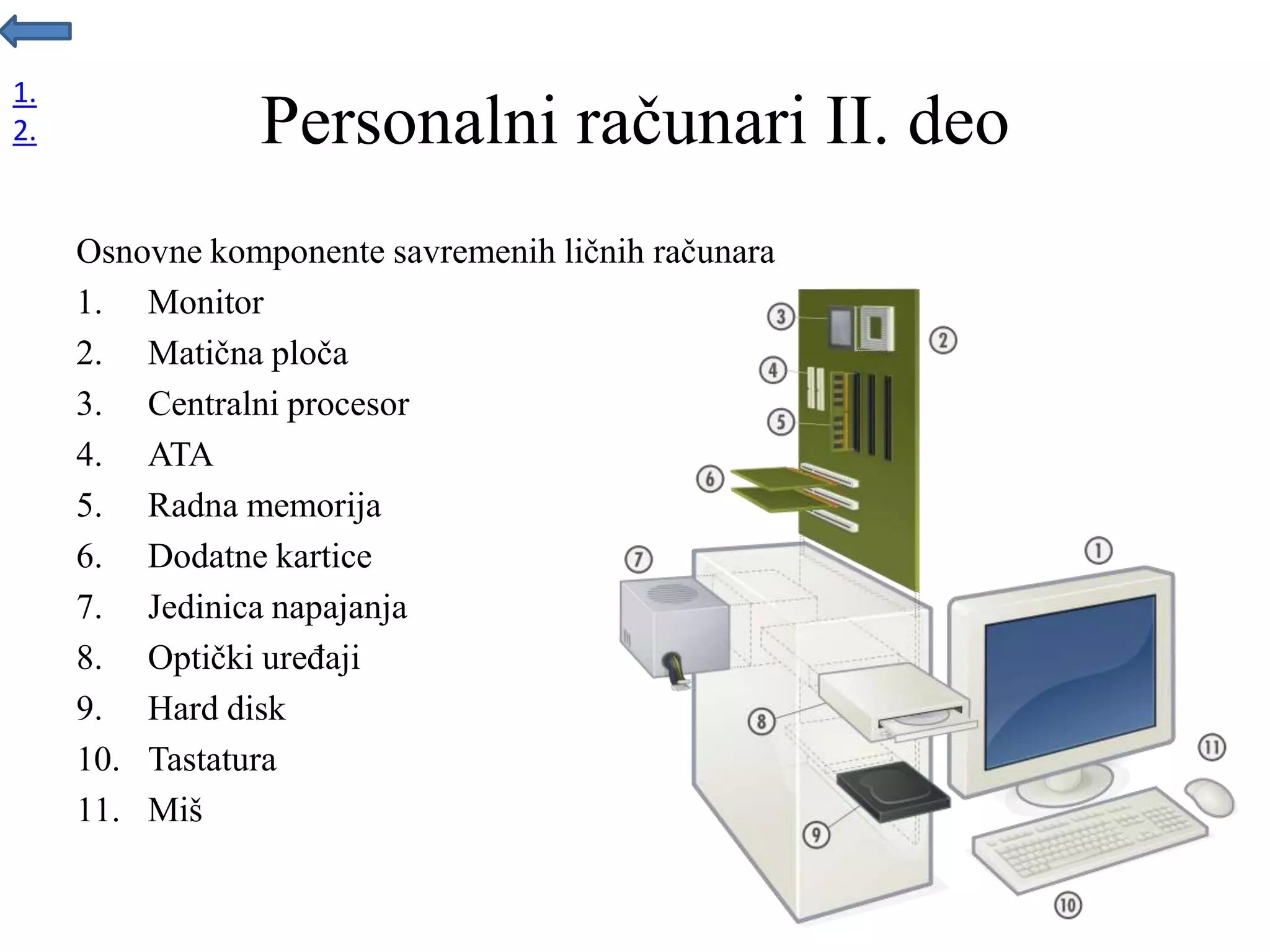 Uvod u informatiku za 1. razred srednjih skola | PPTX
