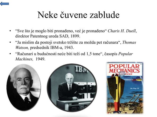 Uvod u informatiku za 1. razred srednjih skola | PPTX