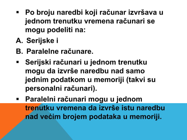 Računarstvo i informatika i računarski sistemi | PPTX