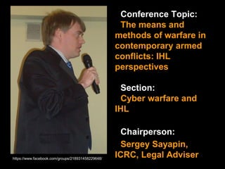 Application of IHL to Computer Network Attacks | PPT