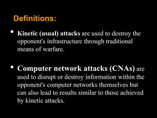 Application of IHL to Computer Network Attacks | PPT