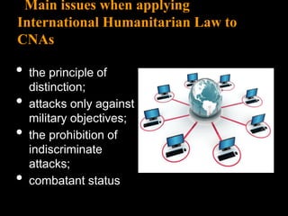 Application of IHL to Computer Network Attacks | PPT
