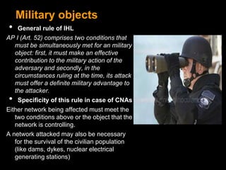 Application of IHL to Computer Network Attacks | PPT