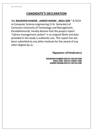 parking system management in c programing language project | PDF