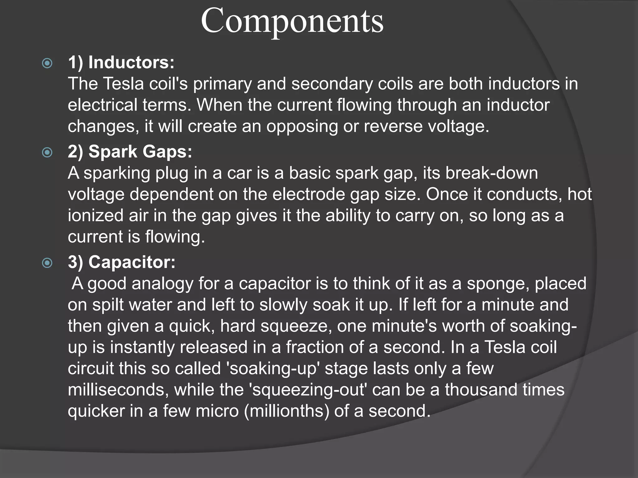 Wireless Power Transmission through TESLA COILS | PPTX