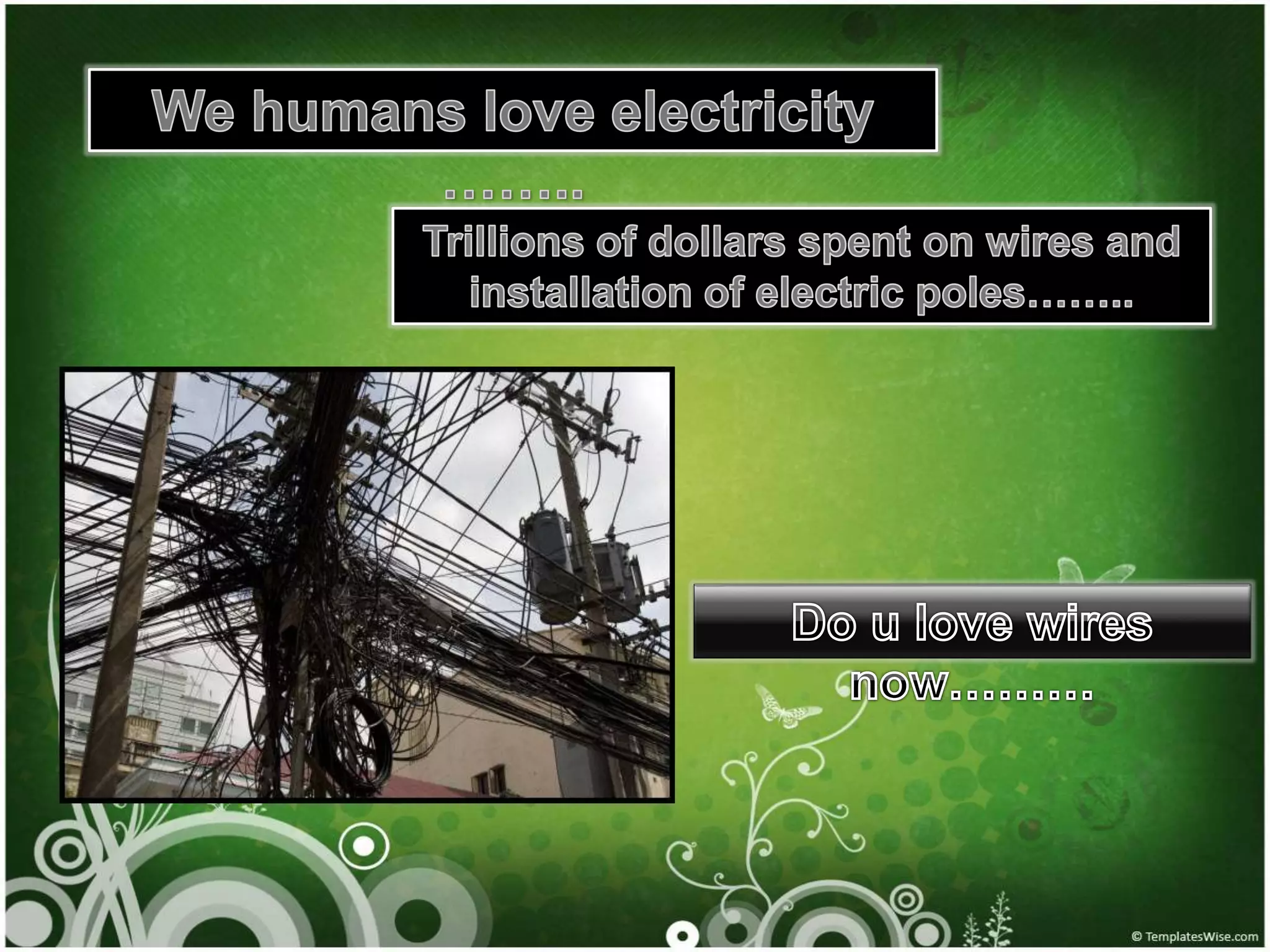 Wireless Power Transmission through TESLA COILS | PPTX