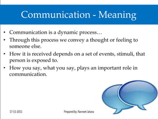 Rav communication skills | PPT