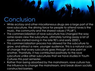 Rave Subculture Research Project Presentation | PPTX