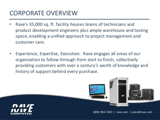 Rave Computer Builds Intelligent Hardware Solutions