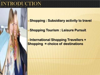Shopping Tourism | PPTX