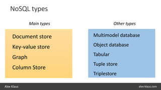 Pragmatic approach to NoSQL: RavenDb + .NET Core | PPT