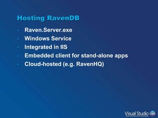Introduction to RavenDB | PPTX