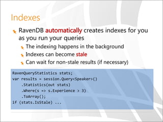 Introduction to RavenDB | PPTX | Web Development | Internet