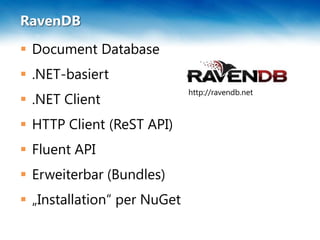 Raven db in a nutshell | PPT