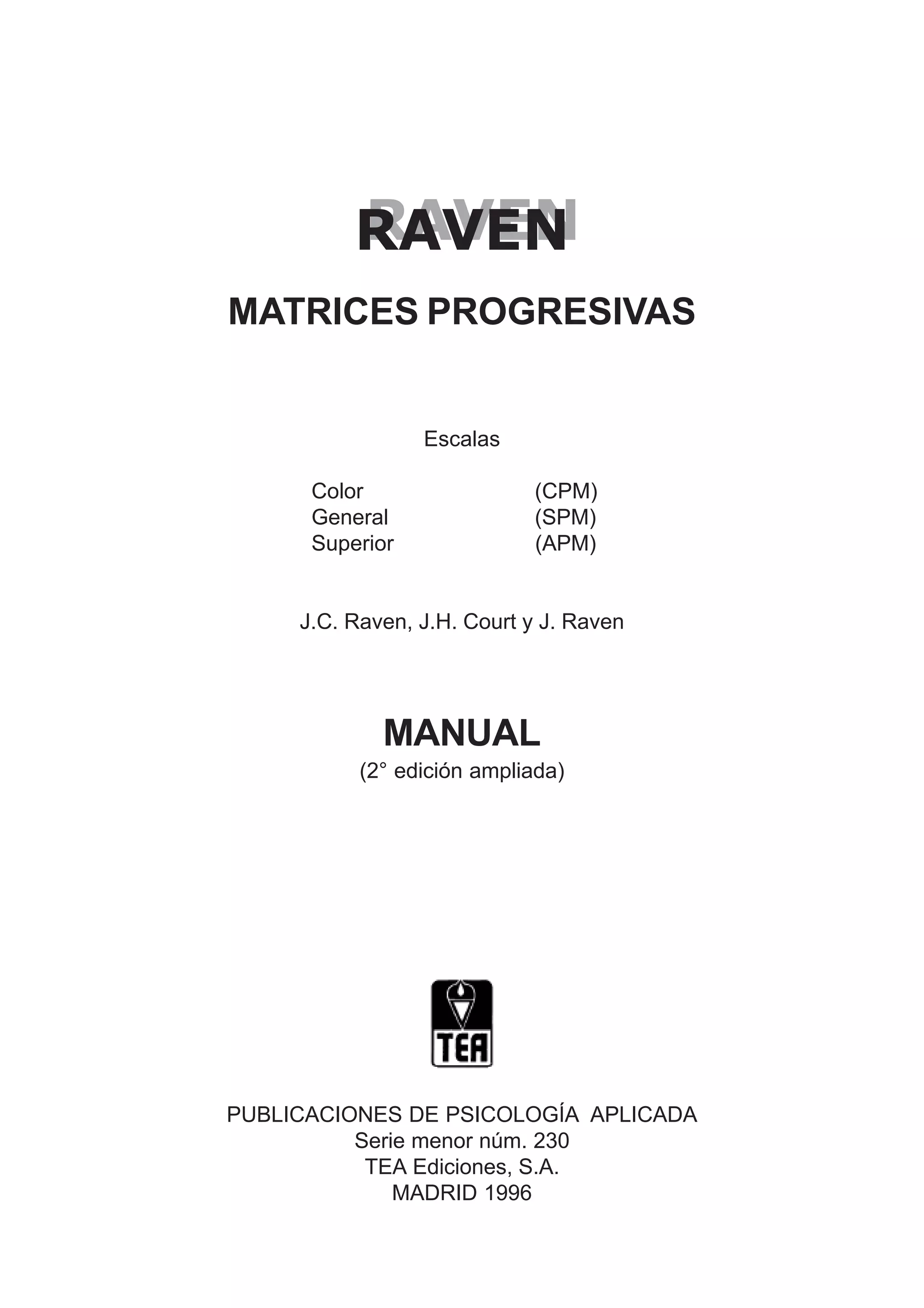 Raven manua l_completo | PDF