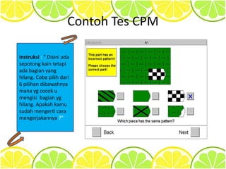 Raven progressive matrices ( RPM ) | PPTX