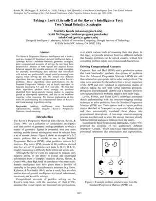 Ravens intelligence test | PDF