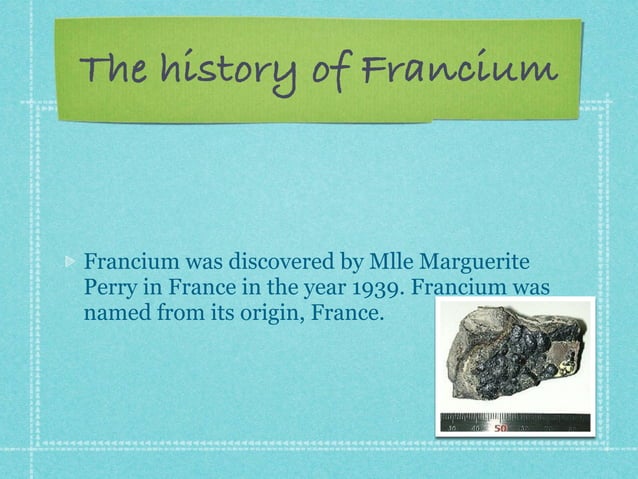 Fr Francium | KEY