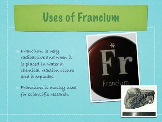 Fr Francium | KEY