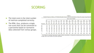 Ravens Progressive Matrices | PPTX