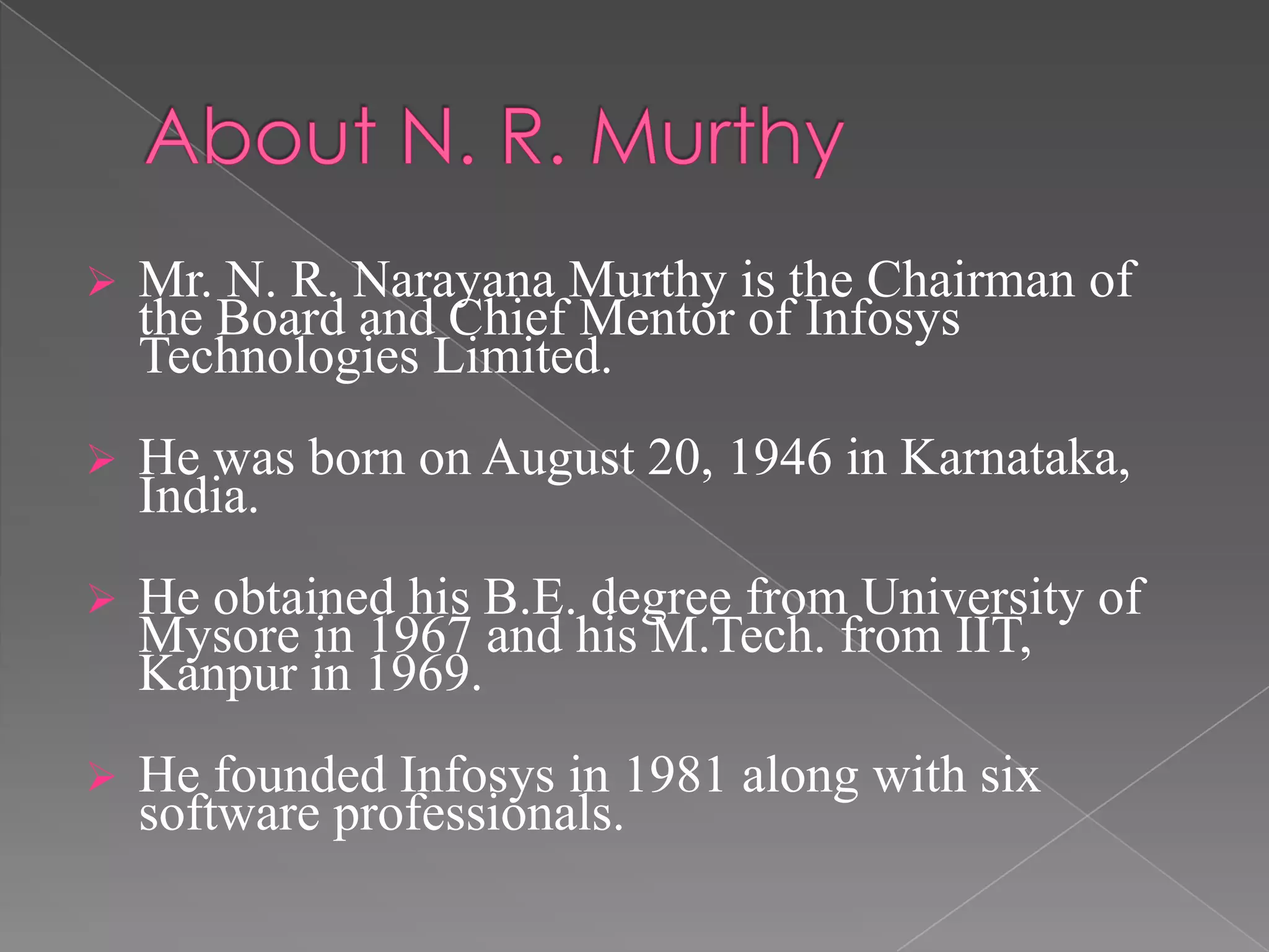 N.R.Murthy | PPTX