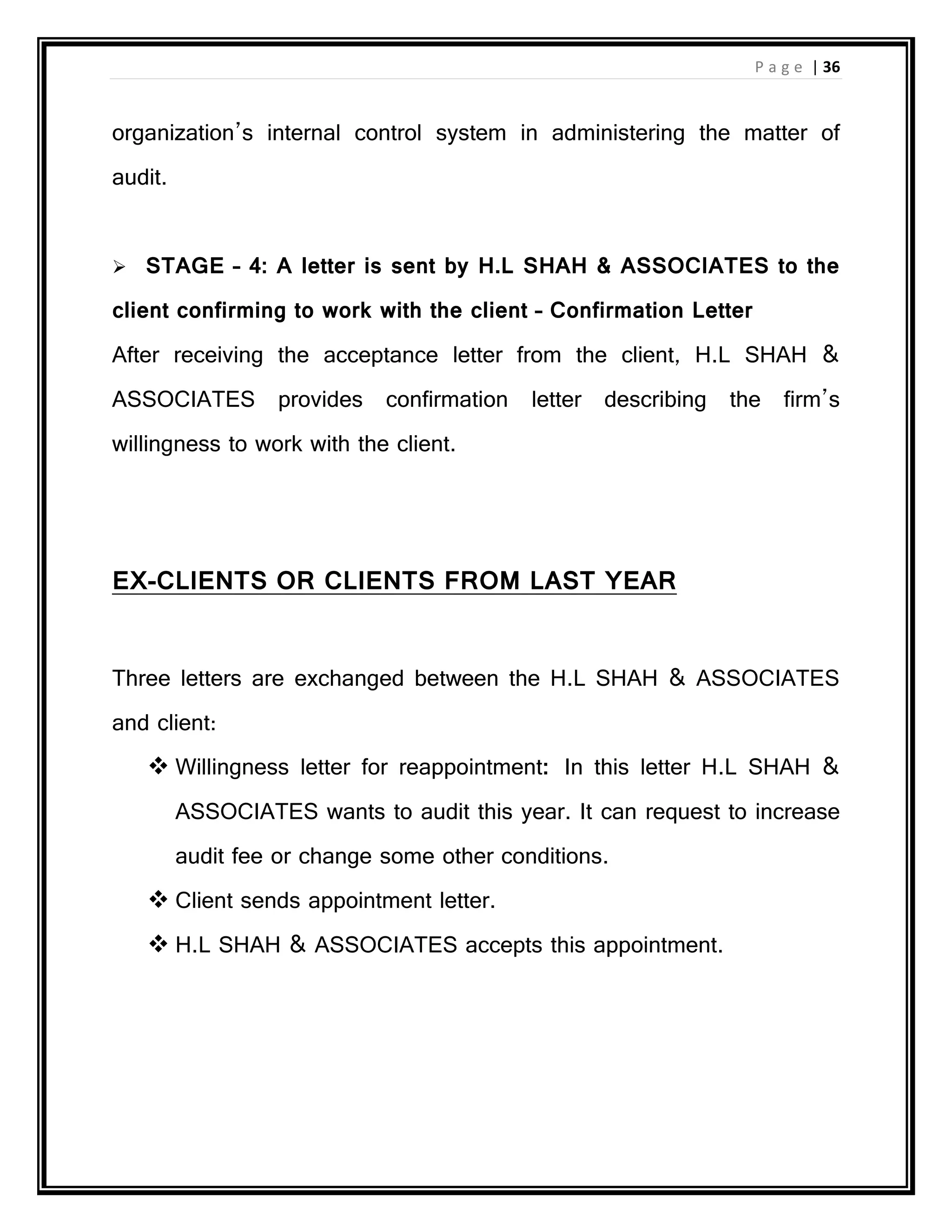 INTERNSHIP REPORT ON AUDIT PROCEDURES | PDF