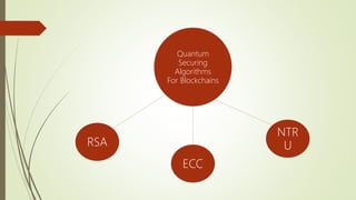 Quantum Secured Blockchain | PPTX