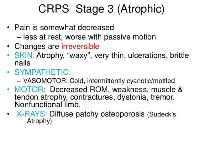 complex regional pain syndrome. C.R.P.S