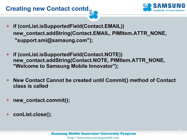 SMI - Introduction to JSR 75 PIM | PPT