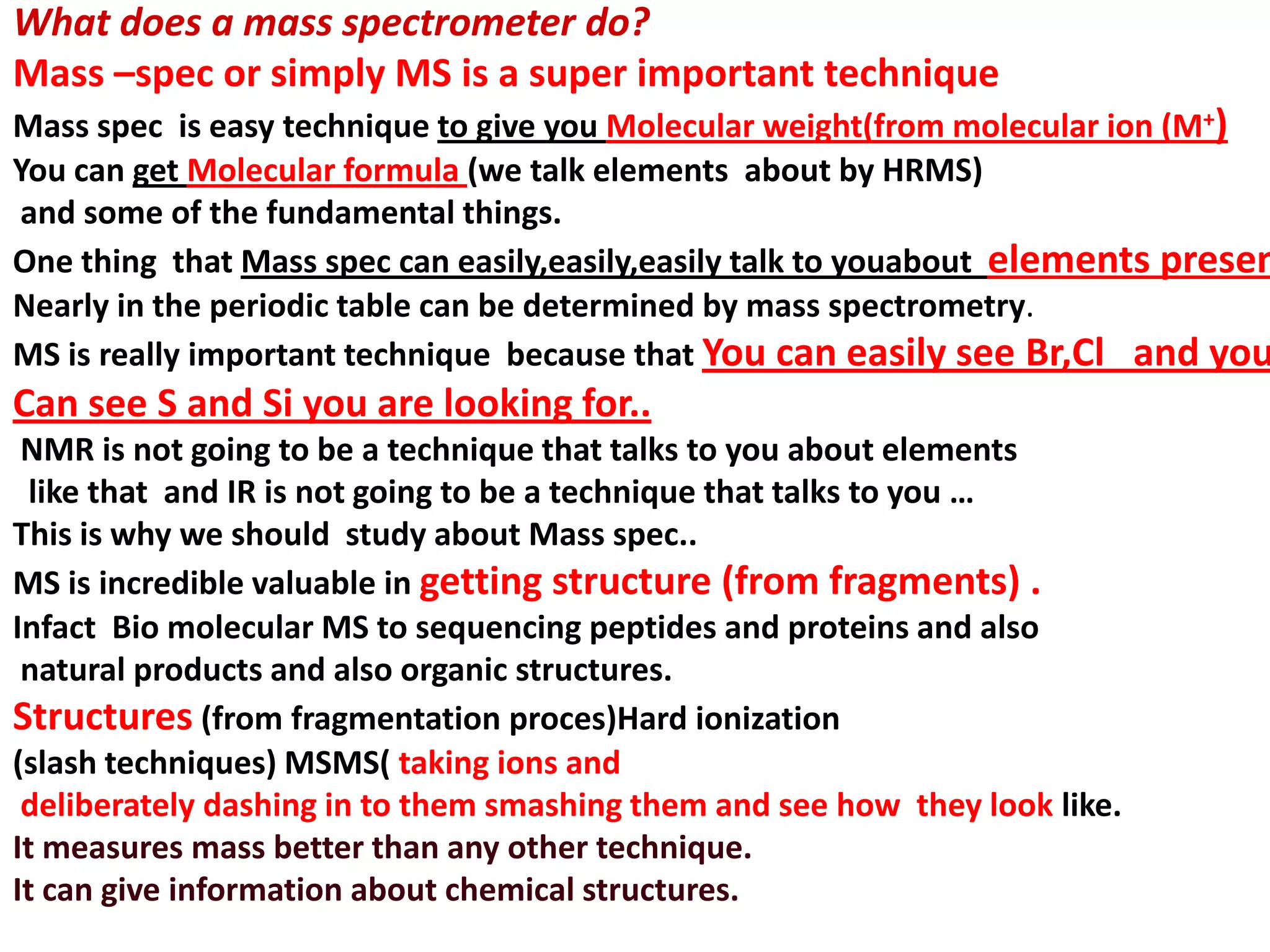 MASS SPECTROMETRY(mass-spec) -2013 - P.ravisankar- WHAT ABOUT MASS ...
