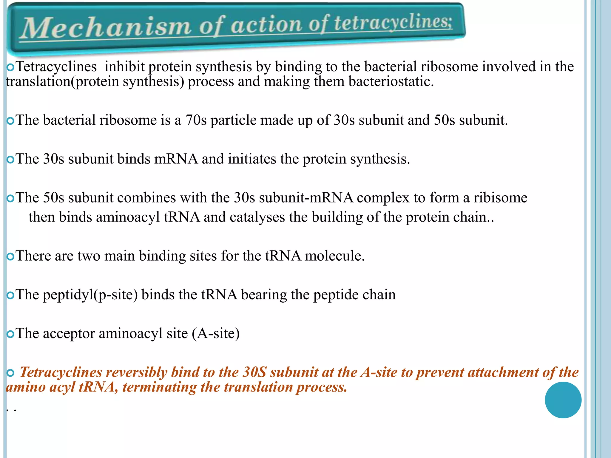Tetracyclines- Ravisankar- Medicinal chemistry, Definition ...