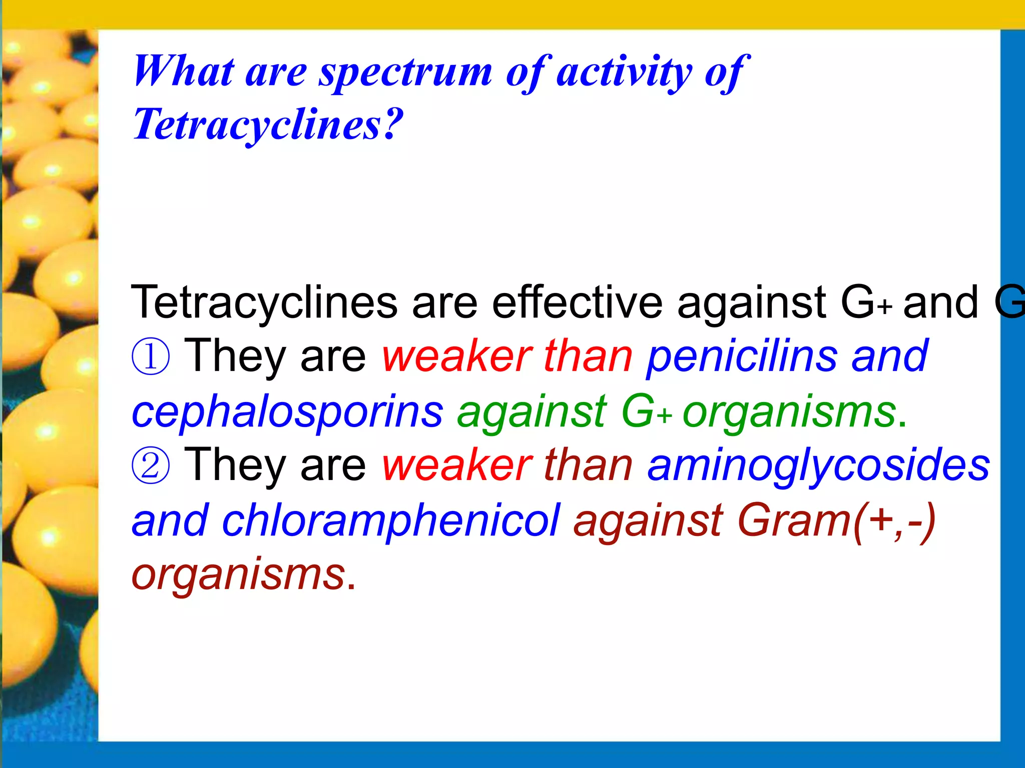 Tetracyclines- Ravisankar- Medicinal chemistry, Definition ...